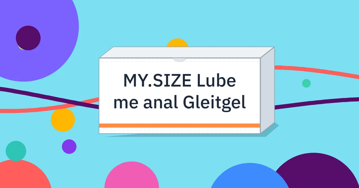 Symbolbild: Packung mit der Aufschrift MY.SIZE Lube me anal Gleitgel (PZN 18034092) – Verfügbarkeit und Bezug in Apotheken in Frankfurt am Main