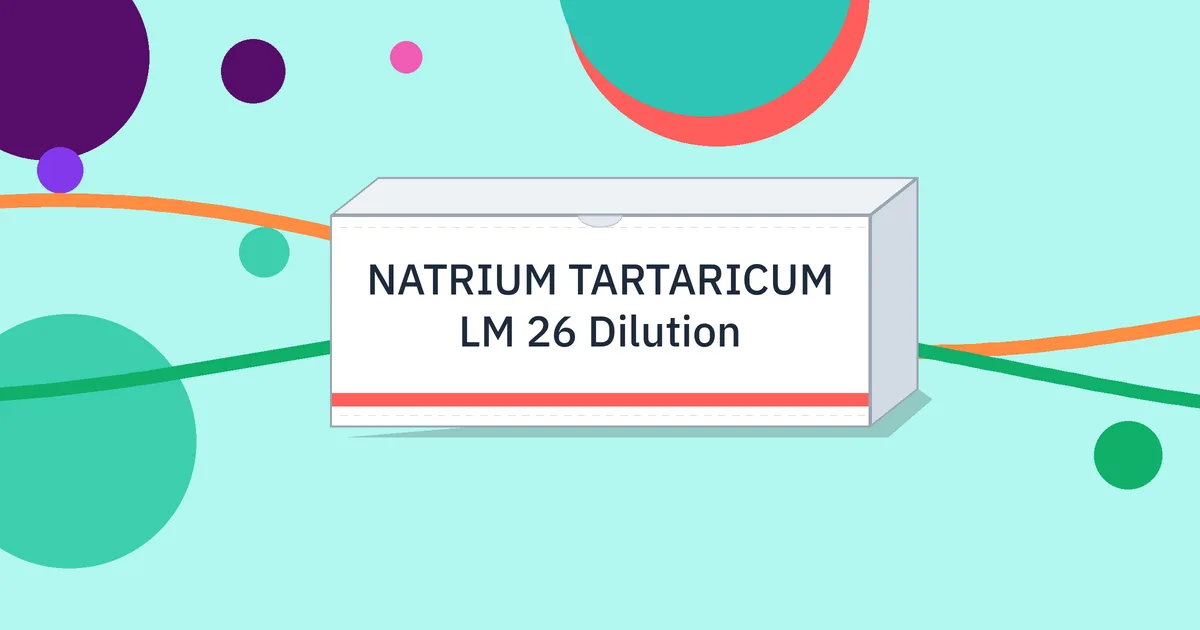 Symbolbild: Packung mit der Aufschrift NATRIUM TARTARICUM LM 26 Dilution (PZN 12967859) – Verfügbarkeit und Bezug in Apotheken in Frankfurt am Main