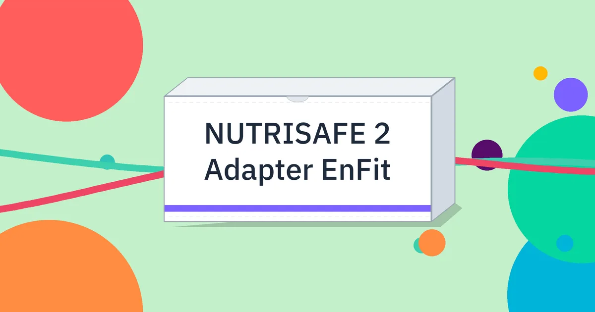 Symbolbild: Packung mit der Aufschrift NUTRISAFE 2 Adapter EnFit (PZN 17817840) – Verfügbarkeit und Bezug in Apotheken in Frankfurt am Main