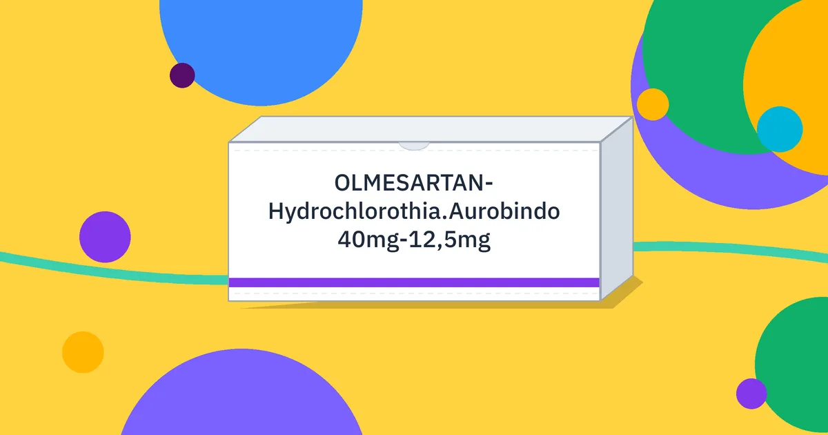 Symbolbild: Packung mit der Aufschrift OLMESARTAN-Hydrochlorothia.Aurobindo 40mg-12,5mg (PZN 12343099) – Verfügbarkeit und Bezug in Apotheken in Frankfurt am Main
