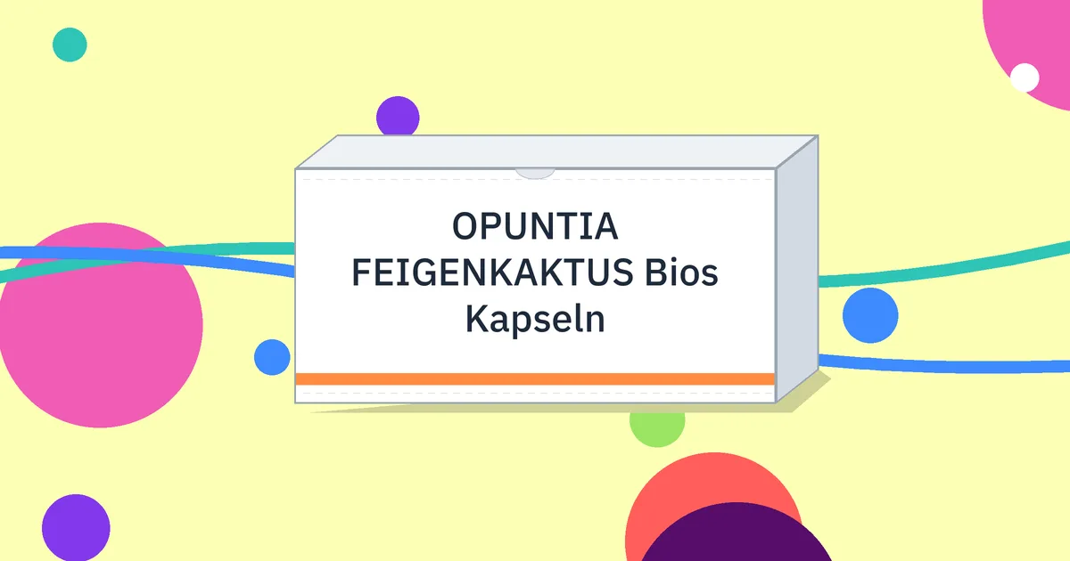 Symbolbild: Packung mit der Aufschrift OPUNTIA FEIGENKAKTUS Bios Kapseln (PZN 06705144) – Verfügbarkeit und Bezug in Apotheken in Frankfurt am Main