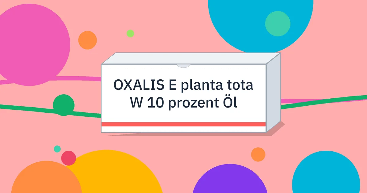 Symbolbild: Packung mit der Aufschrift OXALIS E planta tota W 10 prozent Öl (PZN 02088631) – Verfügbarkeit und Bezug in Apotheken in Frankfurt am Main