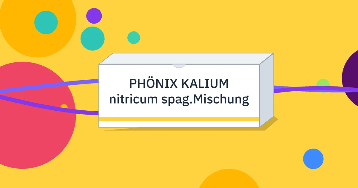 Symbolbild: Packung mit der Aufschrift PHÖNIX KALIUM nitricum spag.Mischung (PZN 04223530) – Verfügbarkeit und Bezug in Apotheken in Frankfurt am Main