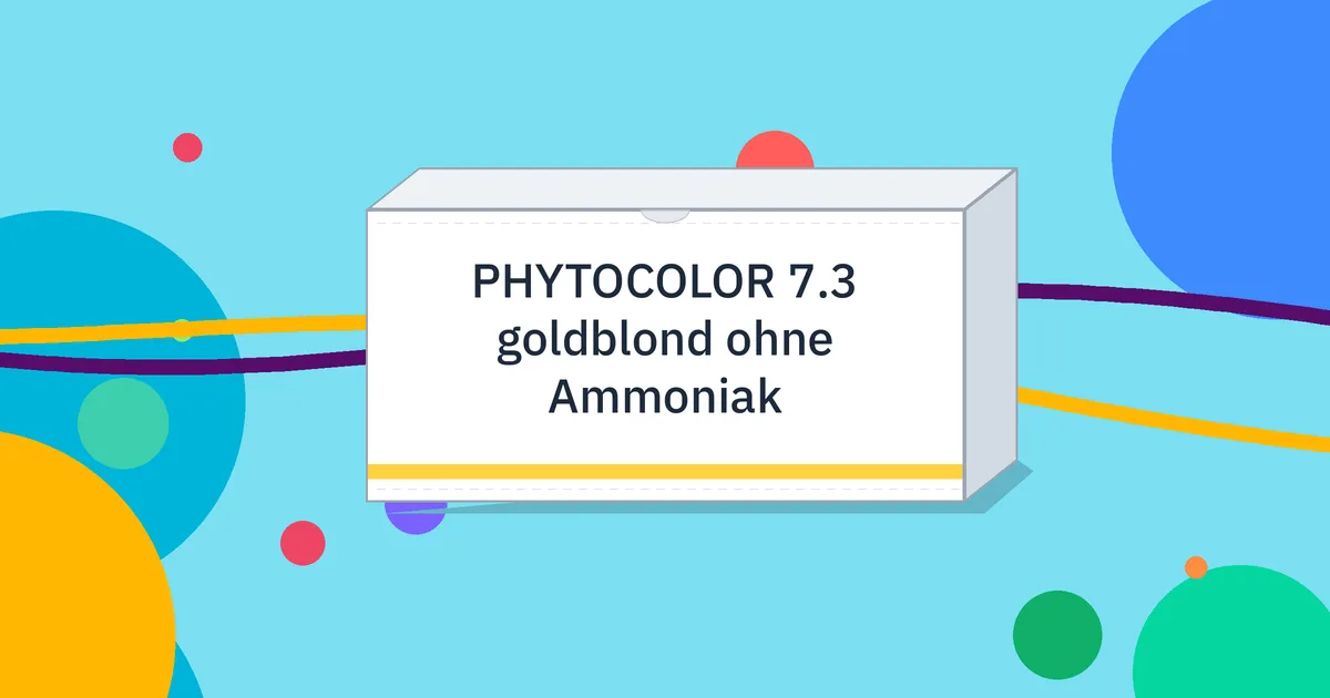 Symbolbild: Packung mit der Aufschrift PHYTOCOLOR 7.3 goldblond ohne Ammoniak (PZN 14410061) – Verfügbarkeit und Bezug in Apotheken in Frankfurt am Main
