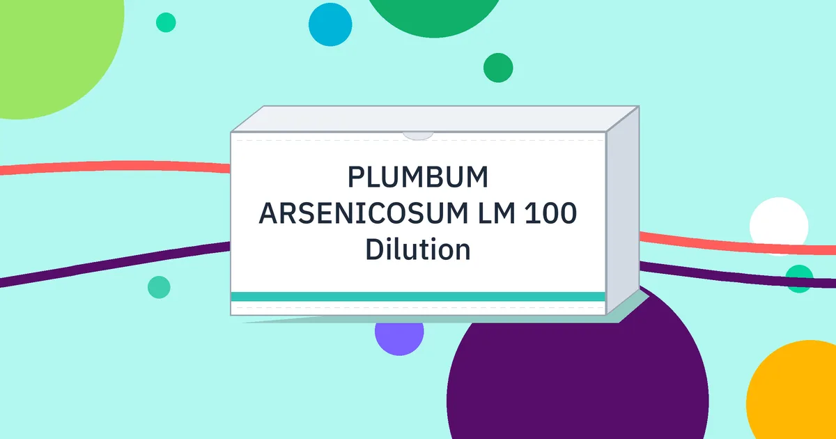 Symbolbild: Packung mit der Aufschrift PLUMBUM ARSENICOSUM LM 100 Dilution (PZN 13039570) – Verfügbarkeit und Bezug in Apotheken in Frankfurt am Main