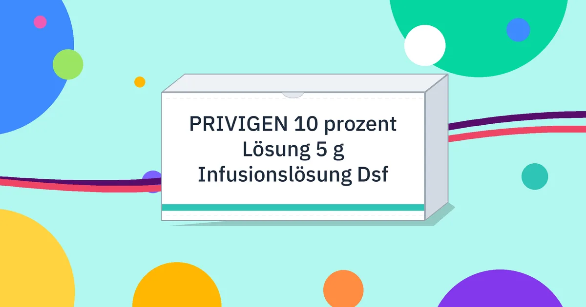 Symbolbild: Packung mit der Aufschrift PRIVIGEN 10 prozent Lösung 5 g Infusionslösung Dsf (PZN 00023343) – Verfügbarkeit und Bezug in Apotheken in Frankfurt am Main