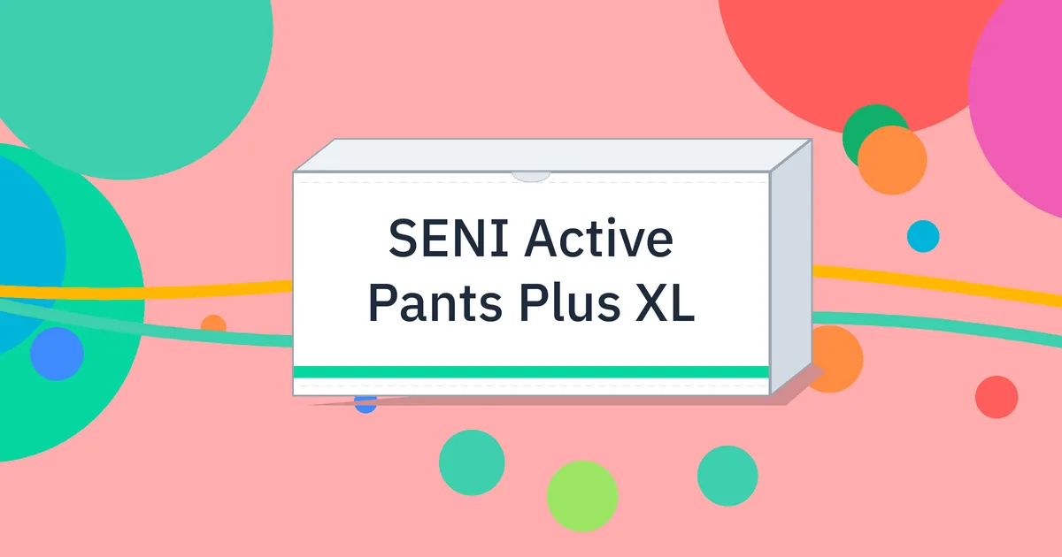 Symbolbild: Packung mit der Aufschrift SENI Active Pants Plus XL (PZN 11591949) – Verfügbarkeit und Bezug in Apotheken in Frankfurt am Main