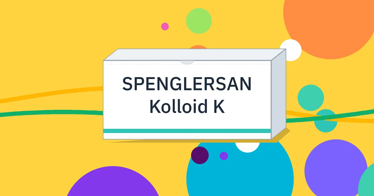 Symbolbild: Packung mit der Aufschrift SPENGLERSAN Kolloid K (PZN 00958358) – Verfügbarkeit und Bezug in Apotheken in Frankfurt am Main