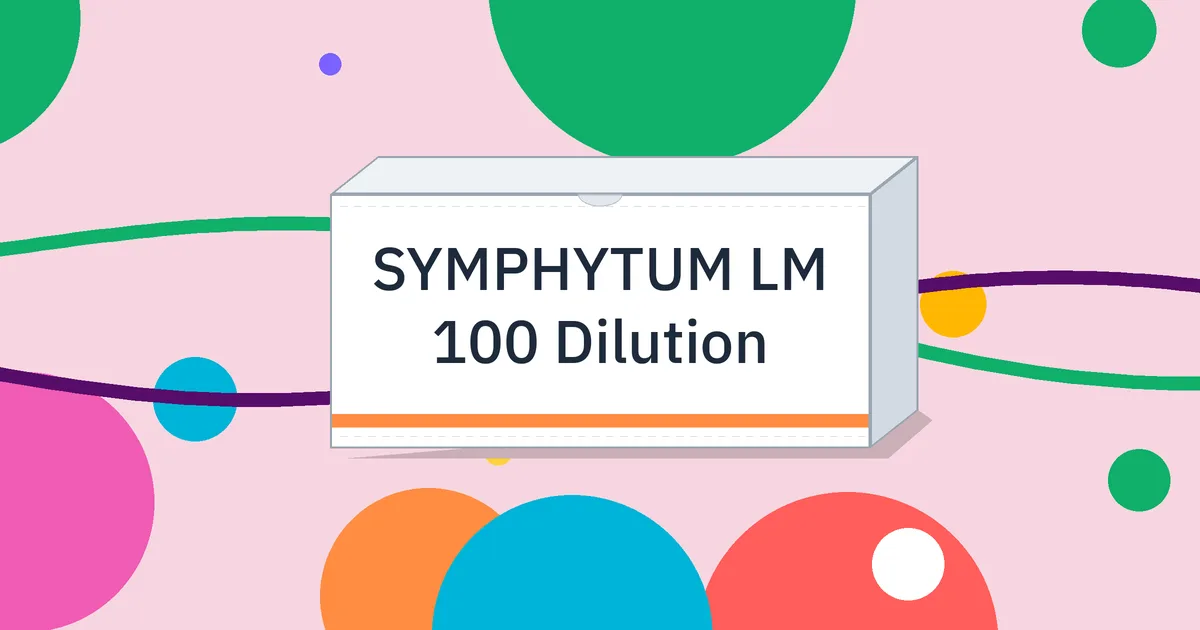 Symbolbild: Packung mit der Aufschrift SYMPHYTUM LM 100 Dilution (PZN 13211980) – Verfügbarkeit und Bezug in Apotheken in Frankfurt am Main