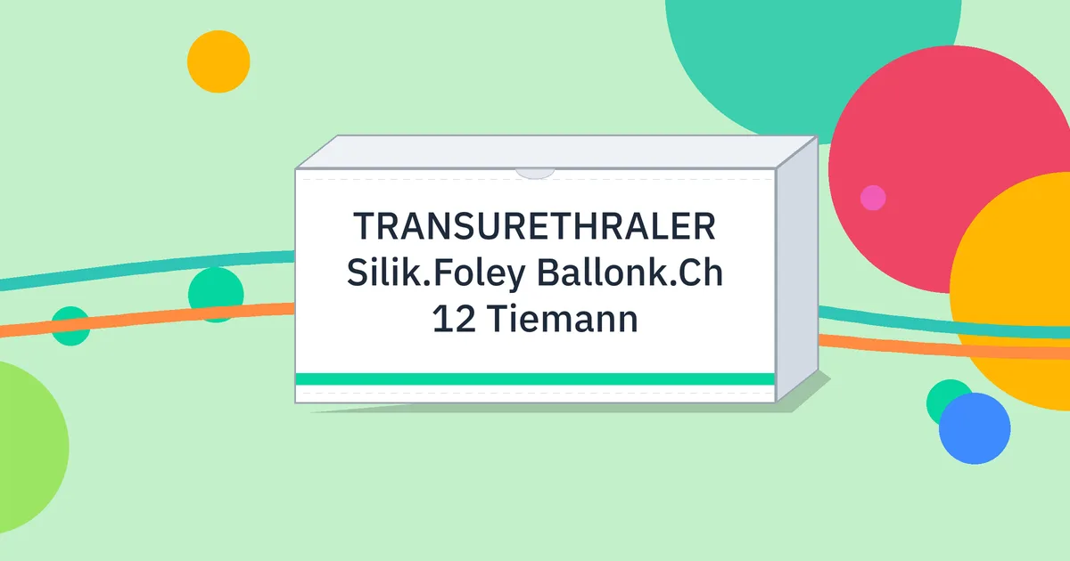Symbolbild: Packung mit der Aufschrift TRANSURETHRALER Silik.Foley Ballonk.Ch 12 Tiemann (PZN 18040684) – Verfügbarkeit und Bezug in Apotheken in Frankfurt am Main