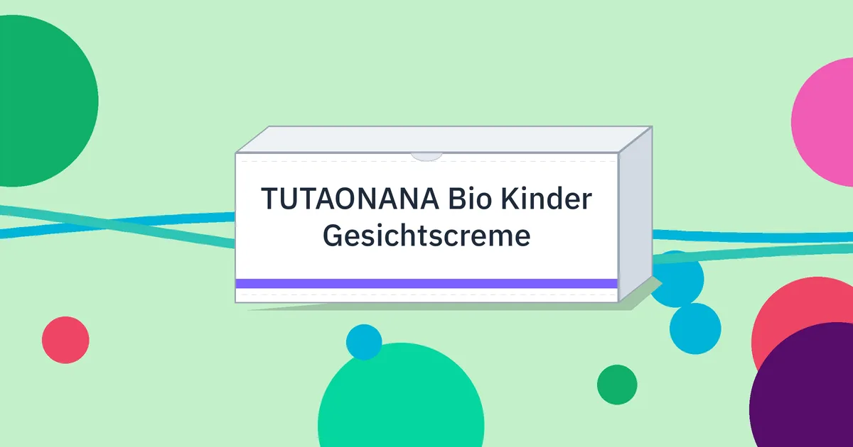 Symbolbild: Packung mit der Aufschrift TUTAONANA Bio Kinder Gesichtscreme (PZN 18795046) – Verfügbarkeit und Bezug in Apotheken in Frankfurt am Main