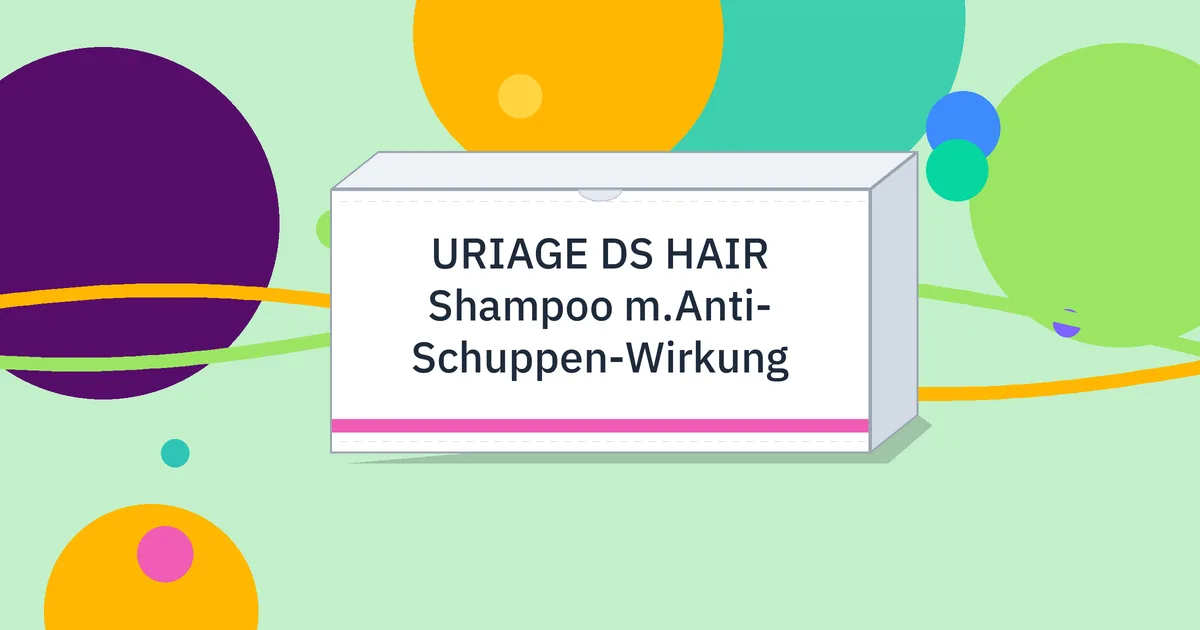 Symbolbild: Packung mit der Aufschrift URIAGE DS HAIR Shampoo m.Anti-Schuppen-Wirkung (PZN 17556925) – Verfügbarkeit und Bezug in Apotheken in Frankfurt am Main
