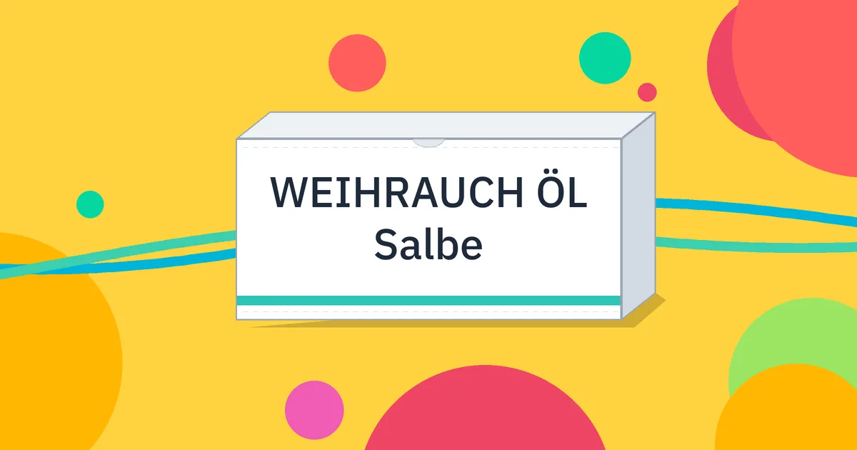 Symbolbild: Packung mit der Aufschrift WEIHRAUCH ÖL Salbe (PZN 18180971) – Verfügbarkeit und Bezug in Apotheken in Frankfurt am Main
