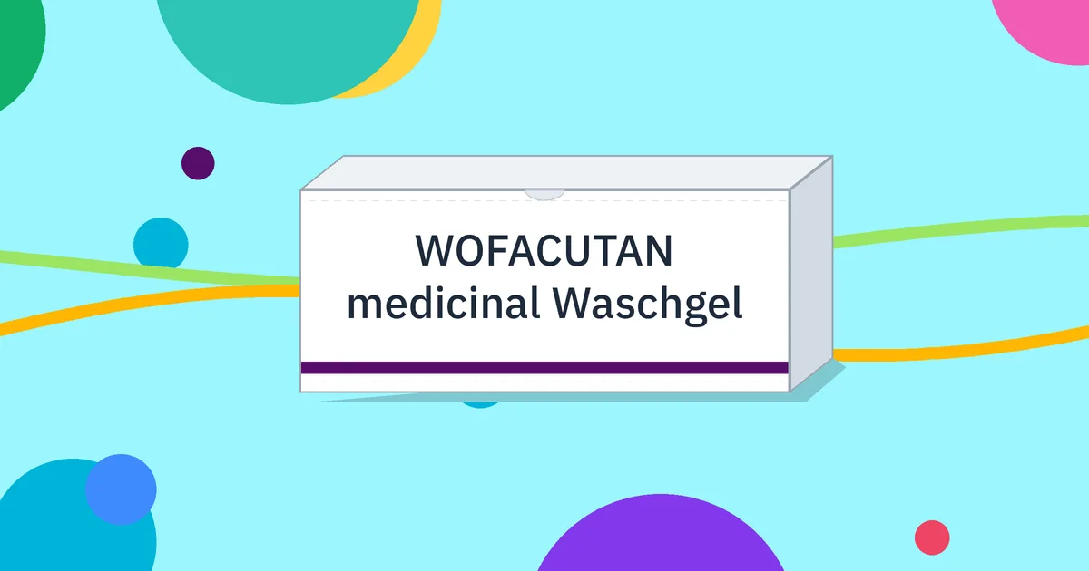 Symbolbild: Packung mit der Aufschrift WOFACUTAN medicinal Waschgel (PZN 02338364) – Verfügbarkeit und Bezug in Apotheken in Frankfurt am Main