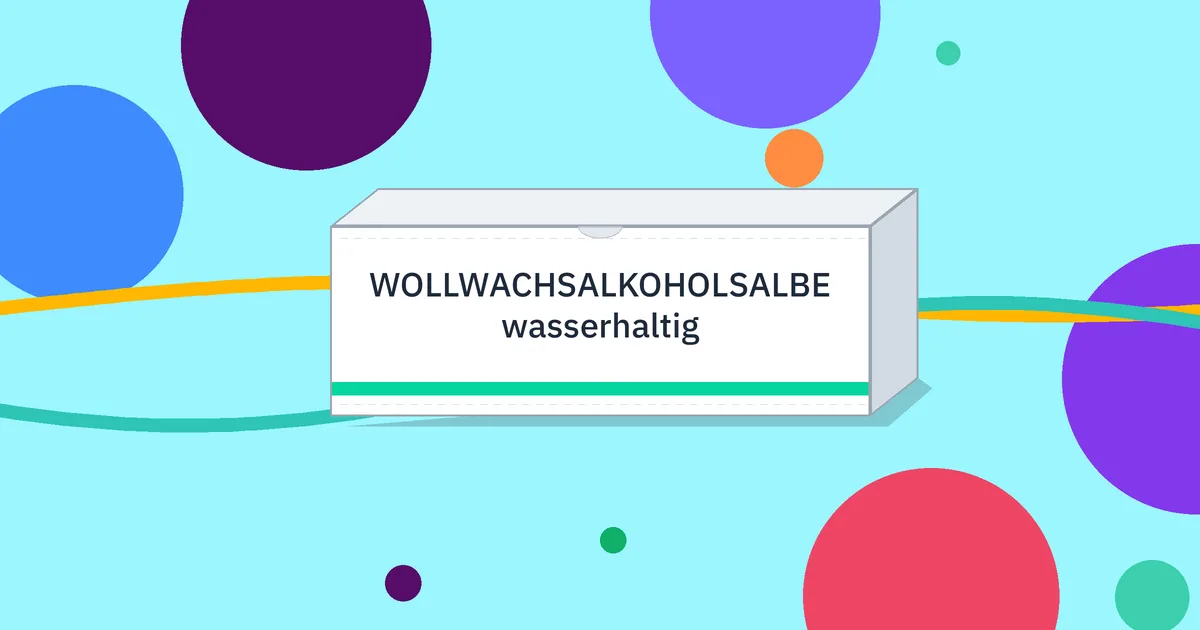 Symbolbild: Packung mit der Aufschrift WOLLWACHSALKOHOLSALBE wasserhaltig (PZN 18088188) – Verfügbarkeit und Bezug in Apotheken in Frankfurt am Main