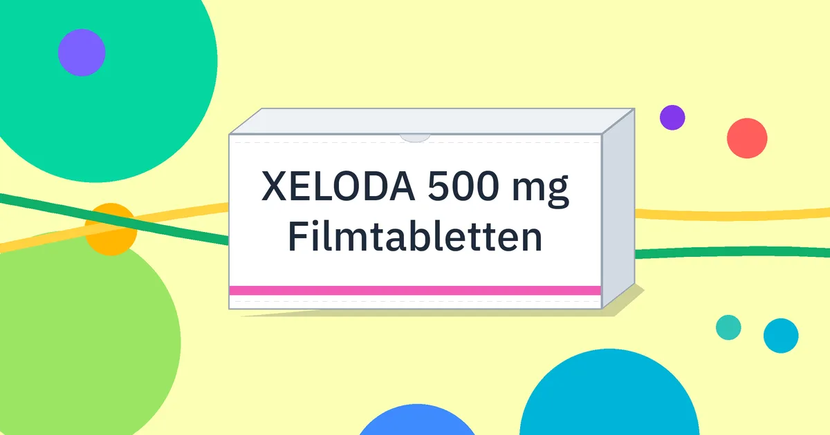 Symbolbild: Packung mit der Aufschrift XELODA 500 mg Filmtabletten (PZN 00410399) – Verfügbarkeit und Bezug in Apotheken in Frankfurt am Main