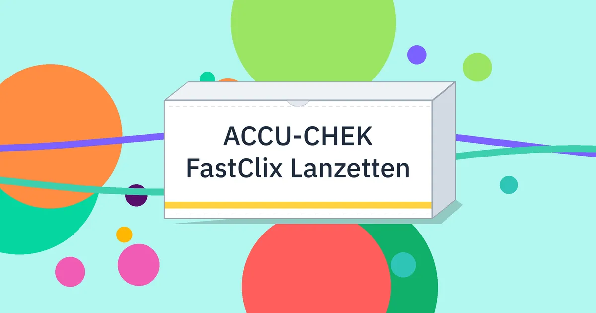 Symbolbild: Packung mit der Aufschrift ACCU-CHEK FastClix Lanzetten (PZN 18039698) – Verfügbarkeit und Bezug in Apotheken in Frankfurt am Main