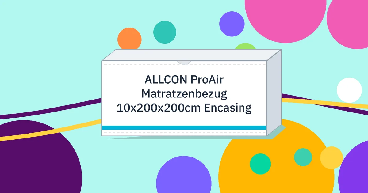 Symbolbild: Packung mit der Aufschrift ALLCON ProAir Matratzenbezug 10x200x200cm Encasing (PZN 19762238) – Verfügbarkeit und Bezug in Apotheken in Frankfurt am Main