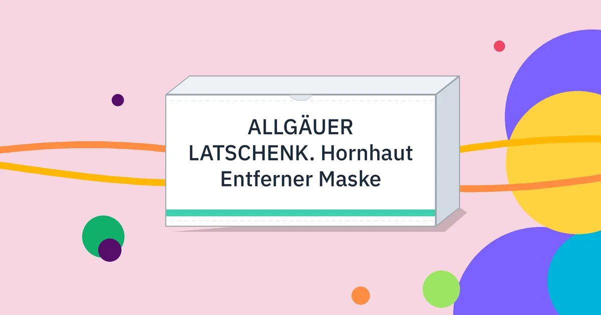 Symbolbild: Packung mit der Aufschrift ALLGÄUER LATSCHENK. Hornhaut Entferner Maske (PZN 14401062) – Verfügbarkeit und Bezug in Apotheken in Frankfurt am Main