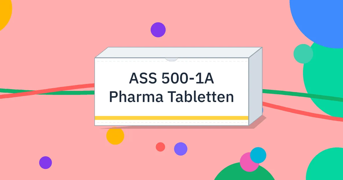 Symbolbild: Packung mit der Aufschrift ASS 500-1A Pharma Tabletten (PZN 08612435) – Verfügbarkeit und Bezug in Apotheken in Frankfurt am Main