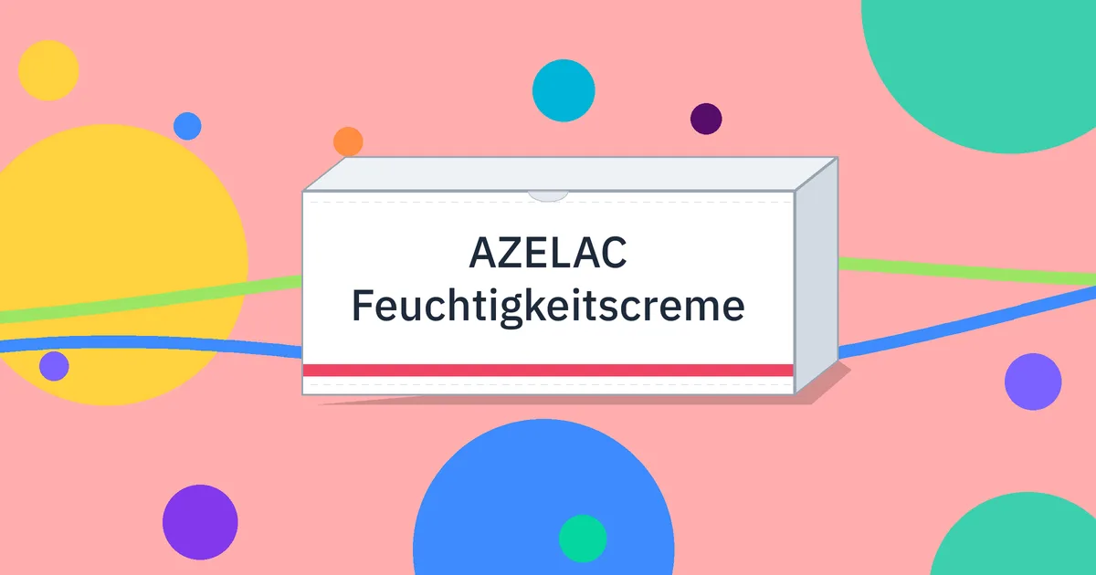 Symbolbild: Packung mit der Aufschrift AZELAC Feuchtigkeitscreme (PZN 18018667) – Verfügbarkeit und Bezug in Apotheken in Frankfurt am Main