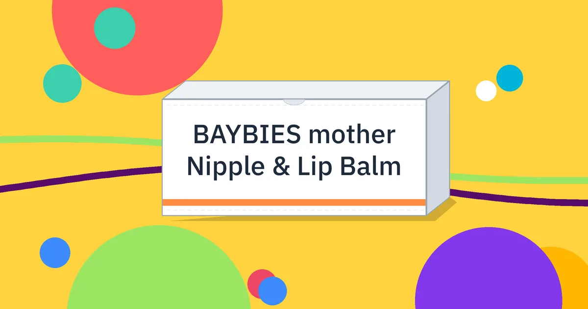 Symbolbild: Packung mit der Aufschrift BAYBIES mother Nipple & Lip Balm (PZN 20628077) – Verfügbarkeit und Bezug in Apotheken in Frankfurt am Main