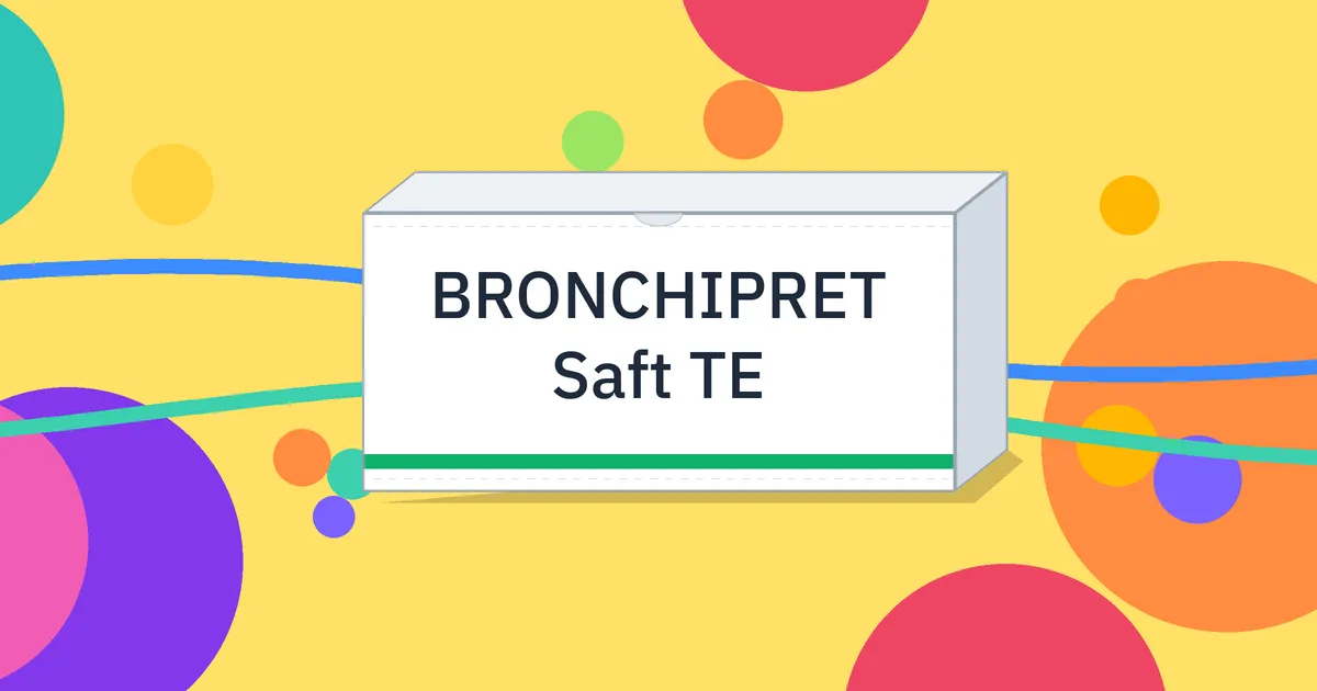 Symbolbild: Packung mit der Aufschrift BRONCHIPRET Saft TE (PZN 05566226) – Verfügbarkeit und Bezug in Apotheken in Frankfurt am Main