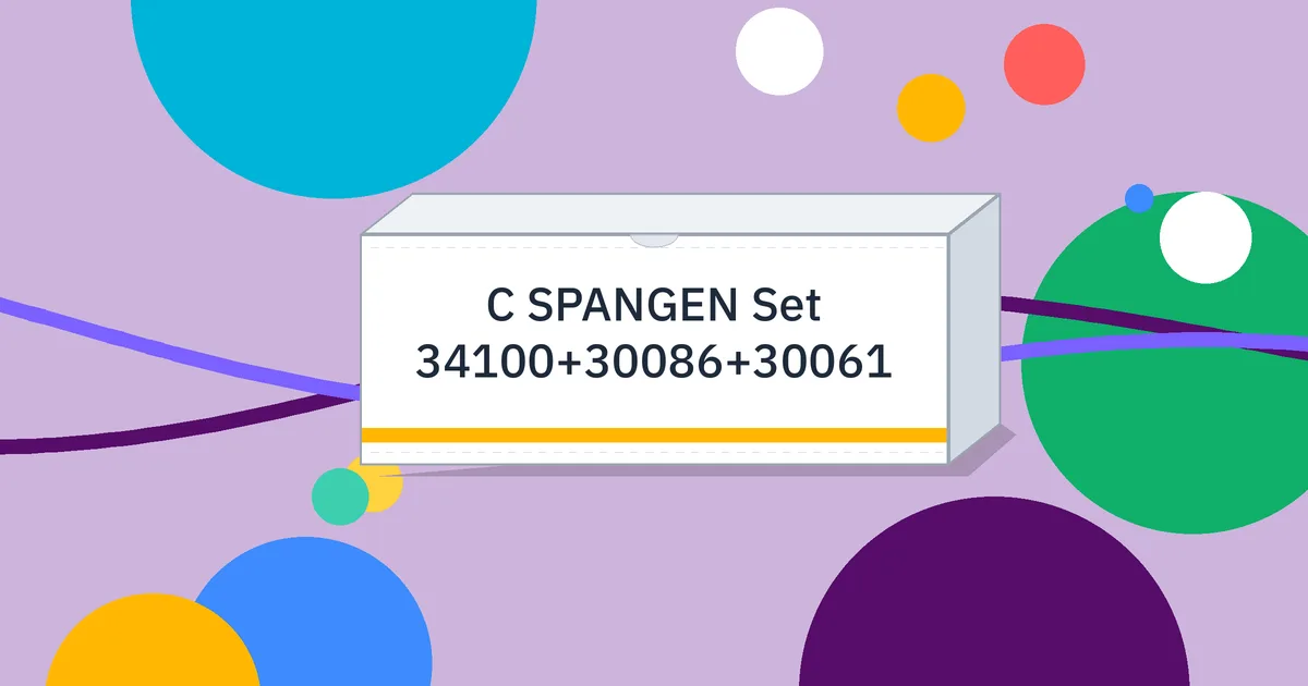 Symbolbild: Packung mit der Aufschrift C SPANGEN Set 34100+30086+30061 (PZN 07599796) – Verfügbarkeit und Bezug in Apotheken in Frankfurt am Main