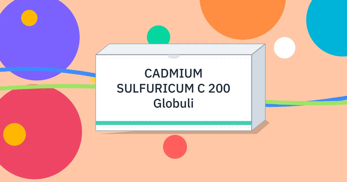 Symbolbild: Packung mit der Aufschrift CADMIUM SULFURICUM C 200 Globuli (PZN 16689593) – Verfügbarkeit und Bezug in Apotheken in Frankfurt am Main