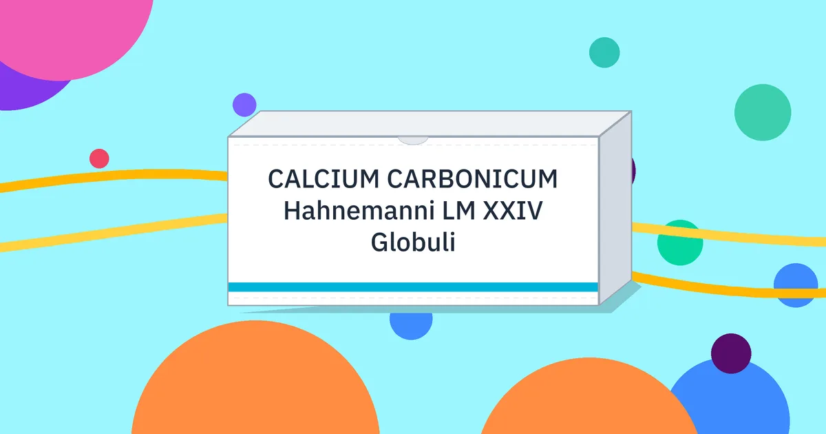 Symbolbild: Packung mit der Aufschrift CALCIUM CARBONICUM Hahnemanni LM XXIV Globuli (PZN 02677043) – Verfügbarkeit und Bezug in Apotheken in Frankfurt am Main