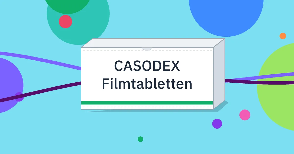 Symbolbild: Packung mit der Aufschrift CASODEX Filmtabletten (PZN 07465452) – Verfügbarkeit und Bezug in Apotheken in Frankfurt am Main