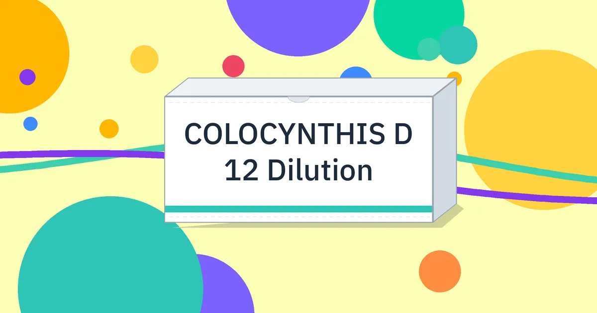 Symbolbild: Packung mit der Aufschrift COLOCYNTHIS D 12 Dilution (PZN 02806405) – Verfügbarkeit und Bezug in Apotheken in Frankfurt am Main