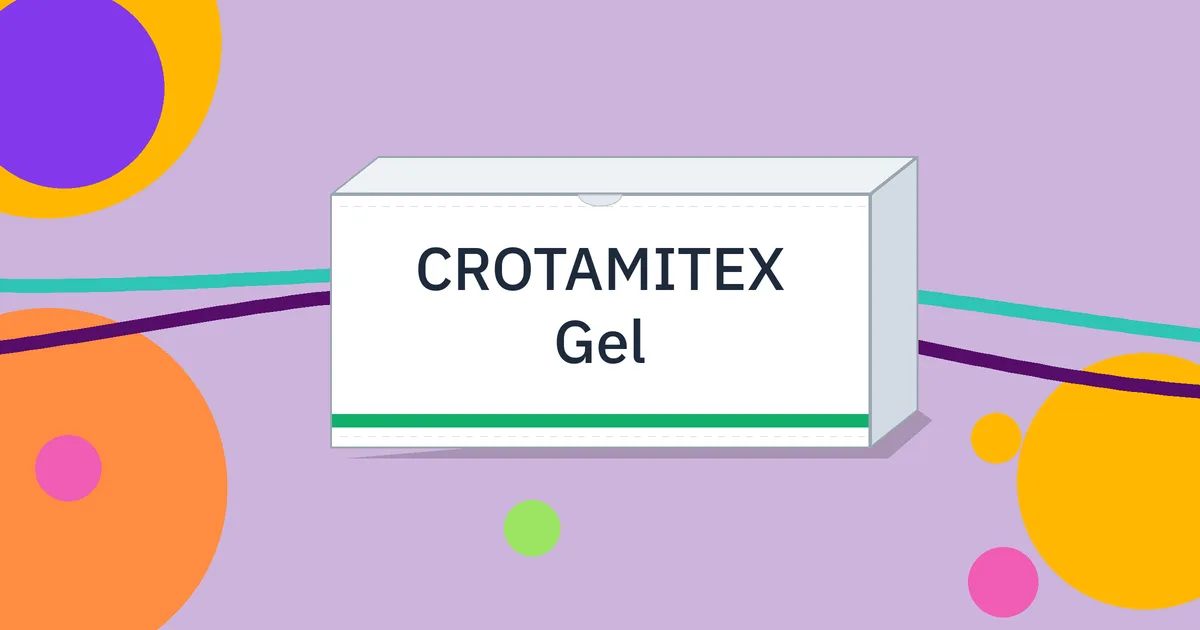 Symbolbild: Packung mit der Aufschrift CROTAMITEX Gel (PZN 07270139) – Verfügbarkeit und Bezug in Apotheken in Frankfurt am Main