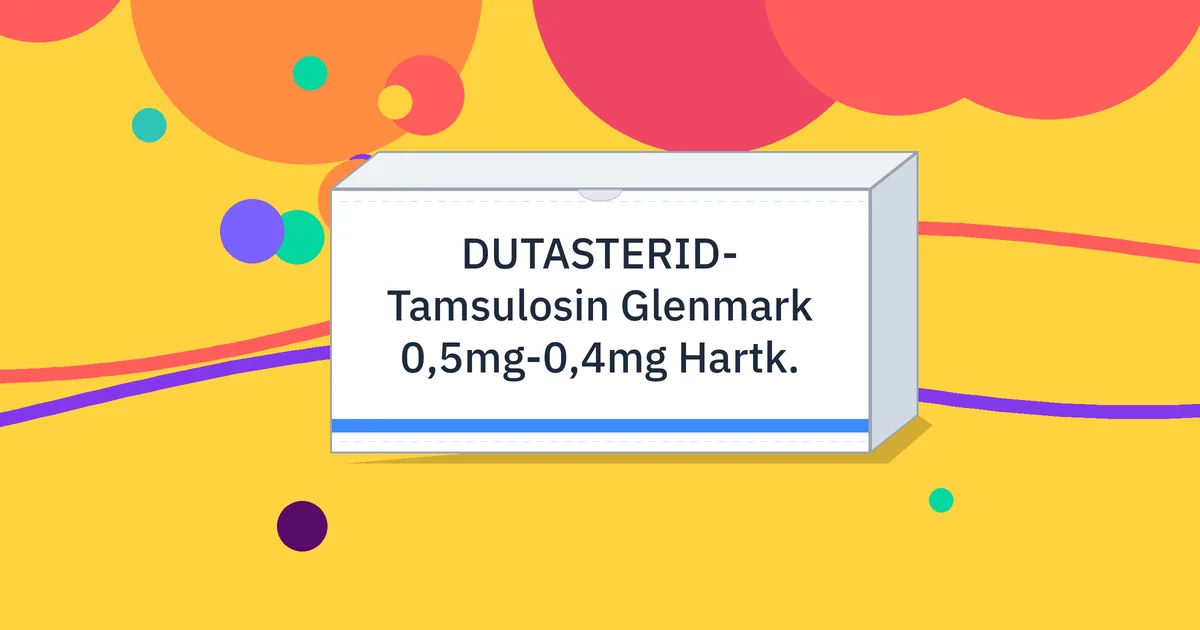 Symbolbild: Packung mit der Aufschrift DUTASTERID-Tamsulosin Glenmark 0,5mg-0,4mg Hartk. (PZN 16139898) – Verfügbarkeit und Bezug in Apotheken in Frankfurt am Main