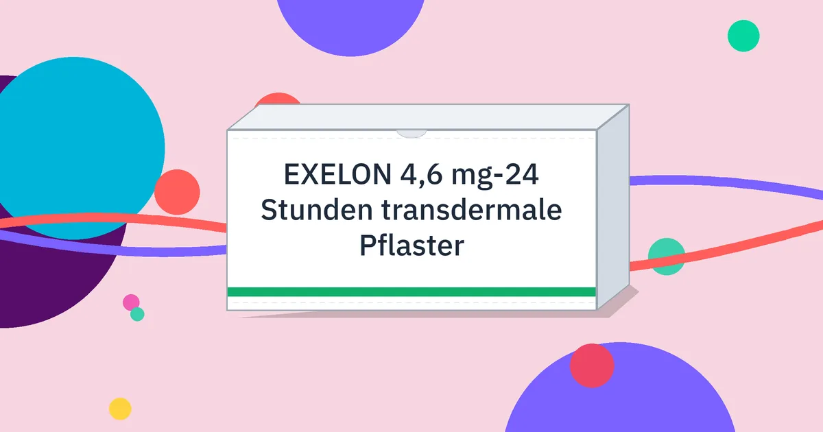 Symbolbild: Packung mit der Aufschrift EXELON 4,6 mg-24 Stunden transdermale Pflaster (PZN 10398742) – Verfügbarkeit und Bezug in Apotheken in Frankfurt am Main