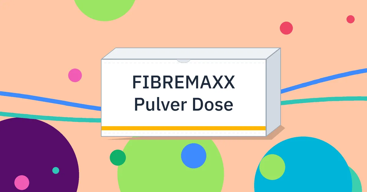 Symbolbild: Packung mit der Aufschrift FIBREMAXX Pulver Dose (PZN 15306638) – Verfügbarkeit und Bezug in Apotheken in Frankfurt am Main