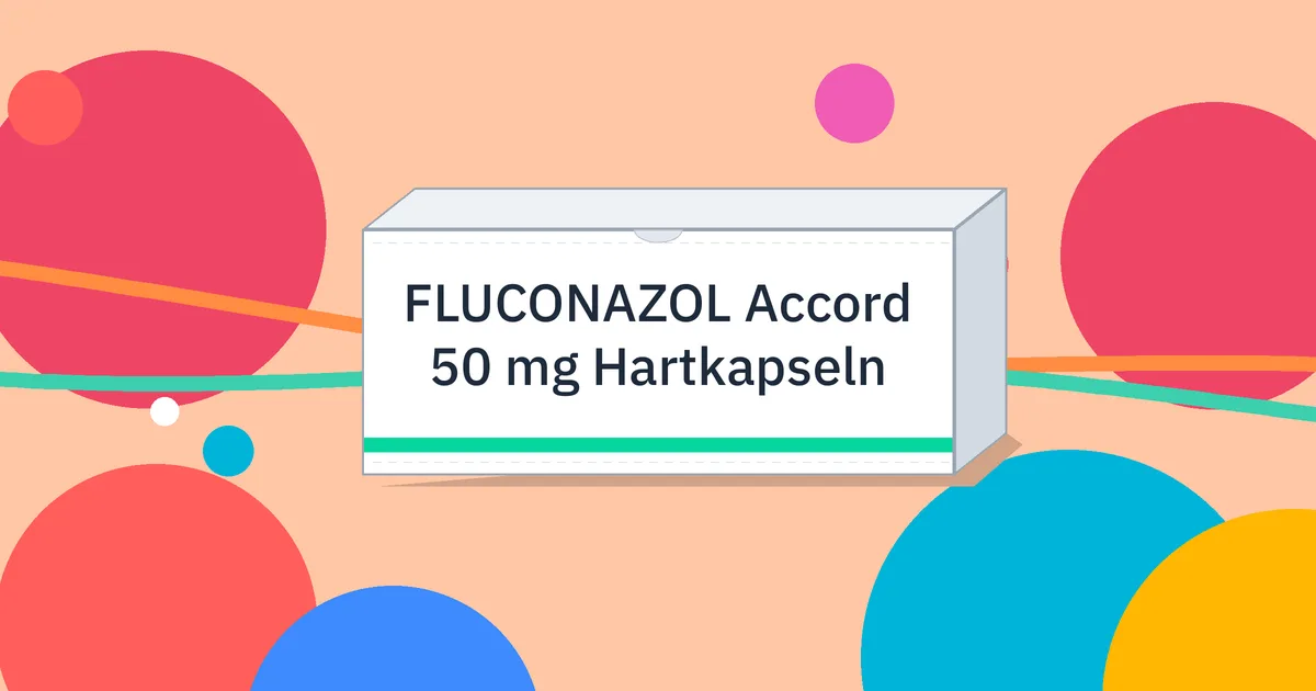 Symbolbild: Packung mit der Aufschrift FLUCONAZOL Accord 50 mg Hartkapseln (PZN 15890459) – Verfügbarkeit und Bezug in Apotheken in Frankfurt am Main