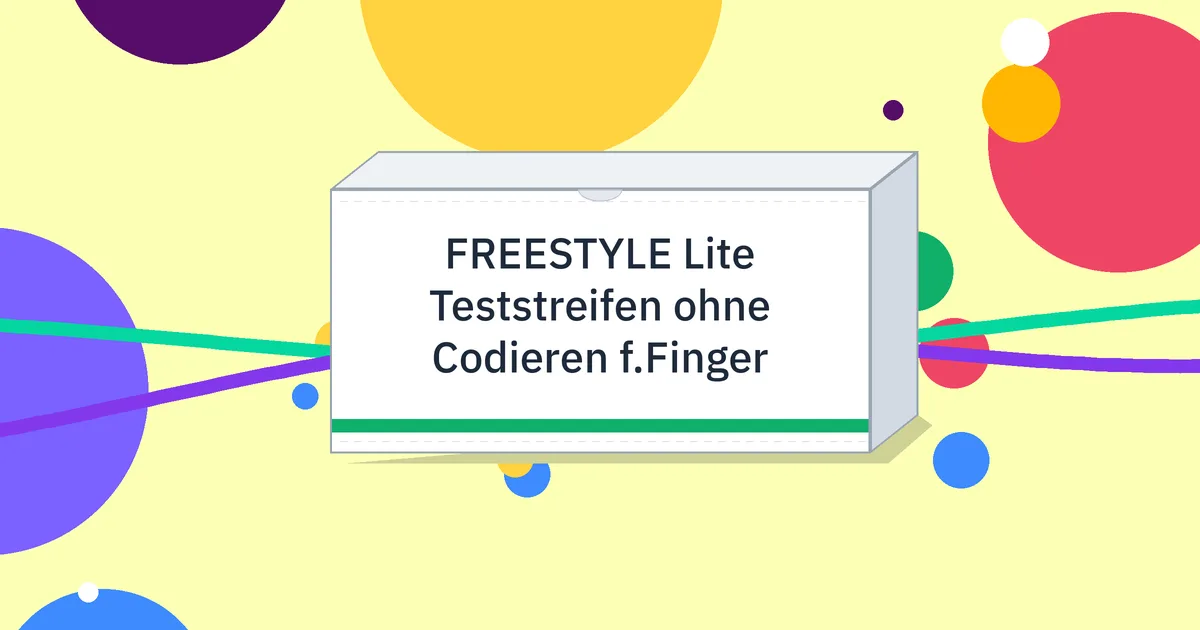 Symbolbild: Packung mit der Aufschrift FREESTYLE Lite Teststreifen ohne Codieren f.Finger (PZN 19911276) – Verfügbarkeit und Bezug in Apotheken in Frankfurt am Main
