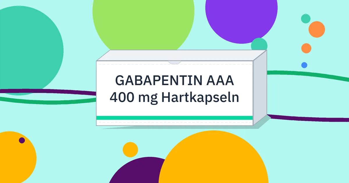Symbolbild: Packung mit der Aufschrift GABAPENTIN AAA 400 mg Hartkapseln (PZN 00451783) – Verfügbarkeit und Bezug in Apotheken in Frankfurt am Main