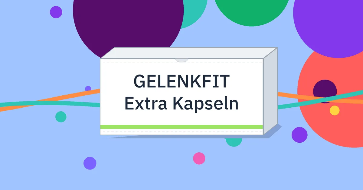 Symbolbild: Packung mit der Aufschrift GELENKFIT Extra Kapseln (PZN 12511964) – Verfügbarkeit und Bezug in Apotheken in Frankfurt am Main