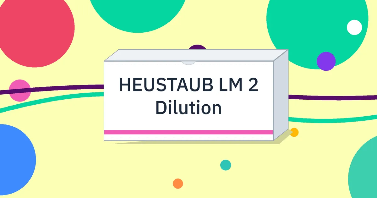 Symbolbild: Packung mit der Aufschrift HEUSTAUB LM 2 Dilution (PZN 12888226) – Verfügbarkeit und Bezug in Apotheken in Frankfurt am Main