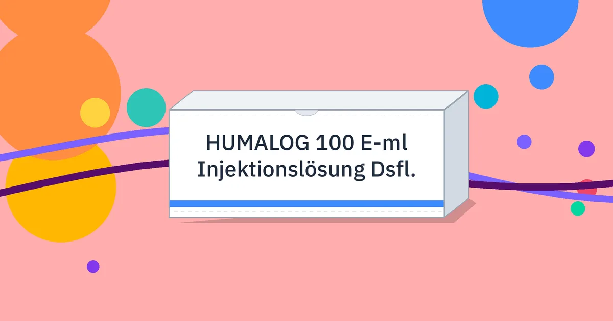 Symbolbild: Packung mit der Aufschrift HUMALOG 100 E-ml Injektionslösung Dsfl. (PZN 14238745) – Verfügbarkeit und Bezug in Apotheken in Frankfurt am Main
