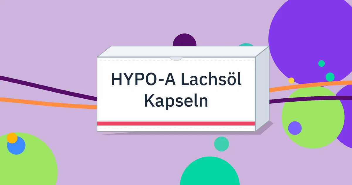 Symbolbild: Packung mit der Aufschrift HYPO-A Lachsöl Kapseln (PZN 00028493) – Verfügbarkeit und Bezug in Apotheken in Frankfurt am Main