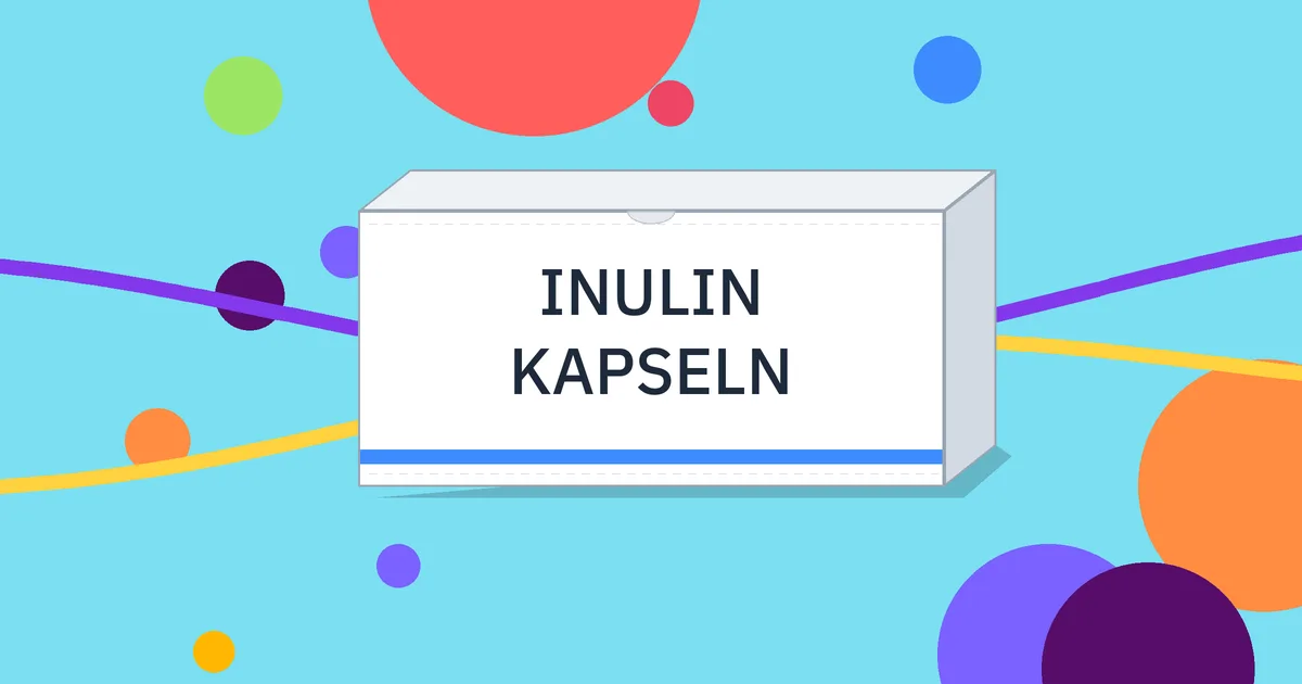 Symbolbild: Packung mit der Aufschrift INULIN KAPSELN (PZN 10714781) – Verfügbarkeit und Bezug in Apotheken in Frankfurt am Main
