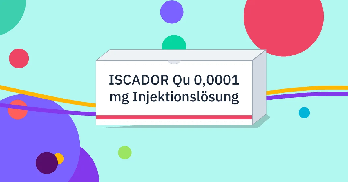 Symbolbild: Packung mit der Aufschrift ISCADOR Qu 0,0001 mg Injektionslösung (PZN 01386125) – Verfügbarkeit und Bezug in Apotheken in Frankfurt am Main