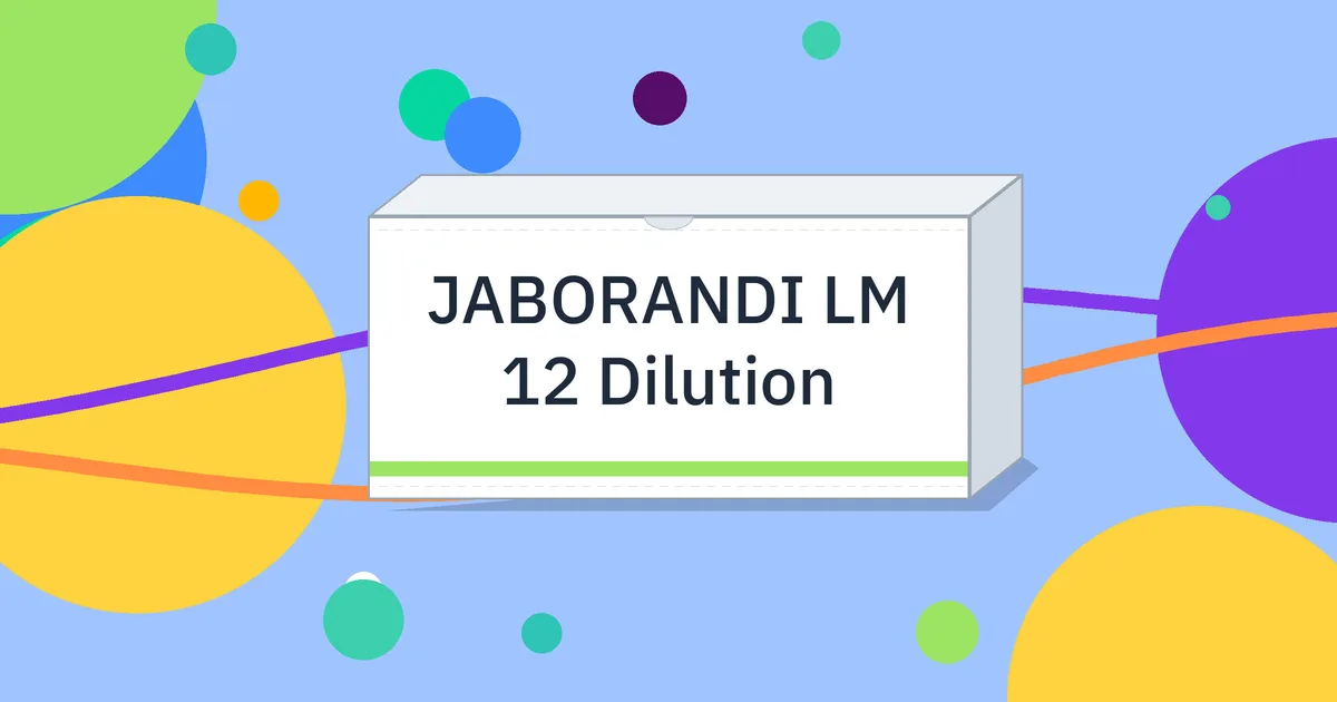 Symbolbild: Packung mit der Aufschrift JABORANDI LM 12 Dilution (PZN 12915259) – Verfügbarkeit und Bezug in Apotheken in Frankfurt am Main