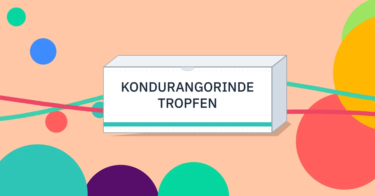 Symbolbild: Packung mit der Aufschrift KONDURANGORINDE TROPFEN (PZN 15231082) – Verfügbarkeit und Bezug in Apotheken in Frankfurt am Main