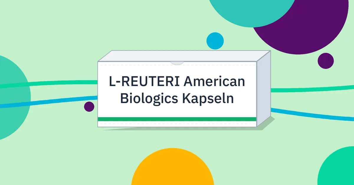 Symbolbild: Packung mit der Aufschrift L-REUTERI American Biologics Kapseln (PZN 17370445) – Verfügbarkeit und Bezug in Apotheken in Frankfurt am Main