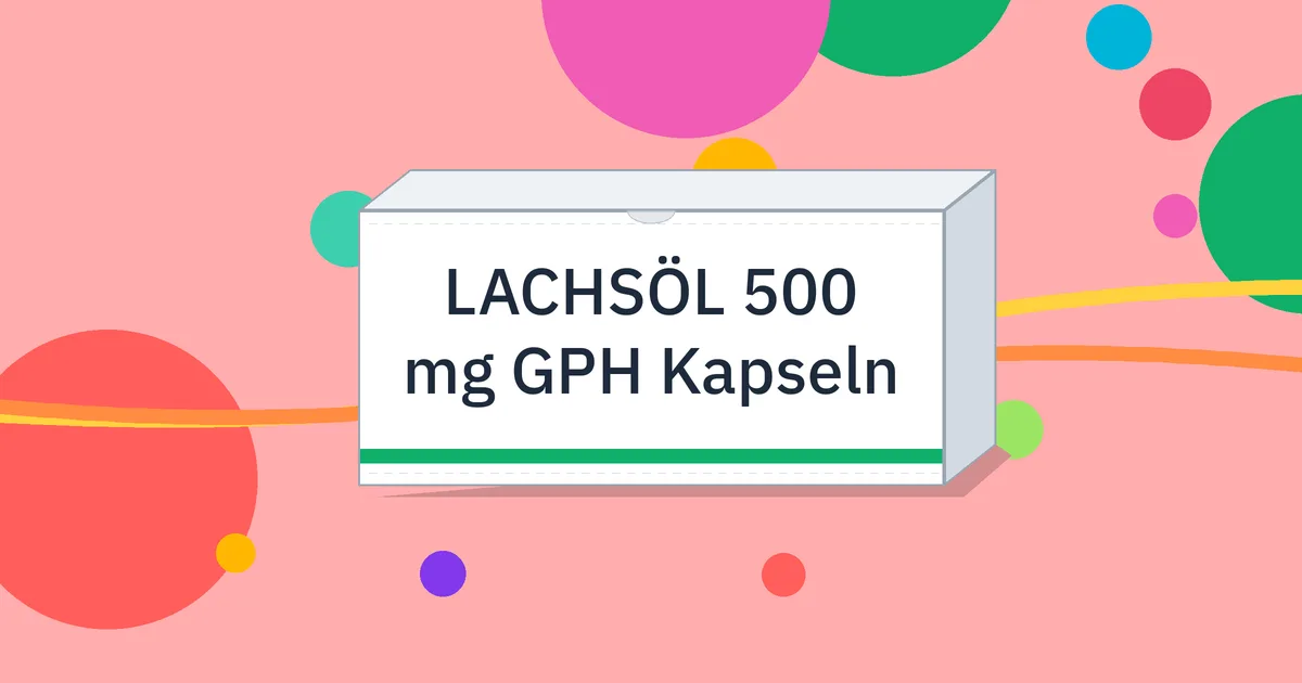 Symbolbild: Packung mit der Aufschrift LACHSÖL 500 mg GPH Kapseln (PZN 09748823) – Verfügbarkeit und Bezug in Apotheken in Frankfurt am Main