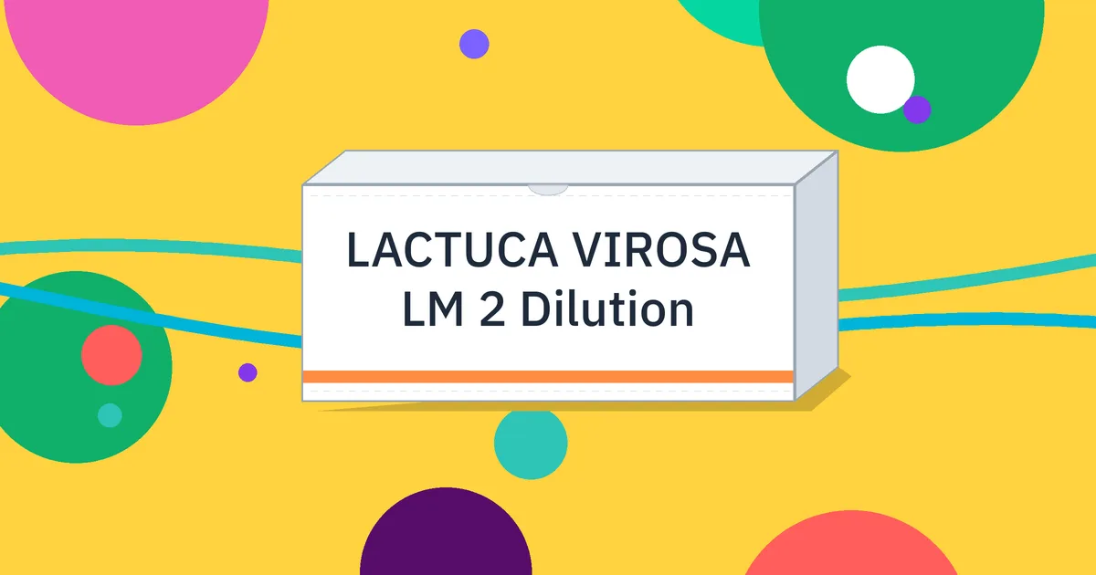 Symbolbild: Packung mit der Aufschrift LACTUCA VIROSA LM 2 Dilution (PZN 13520698) – Verfügbarkeit und Bezug in Apotheken in Frankfurt am Main